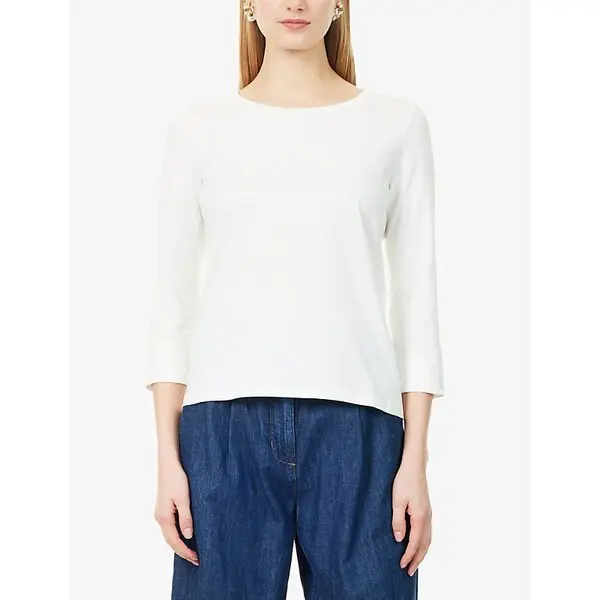 Max Mara Cotton T-shirt - White