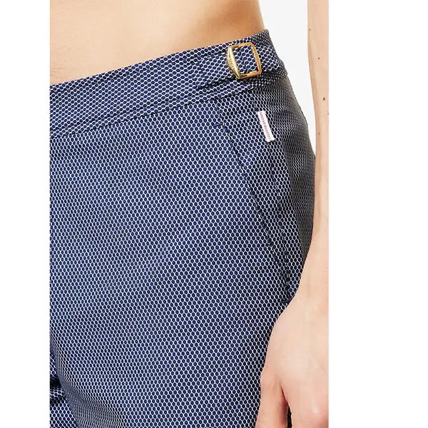 Orlebar Brown Bulldog Graphic-print Swim Shorts - Honeycomb