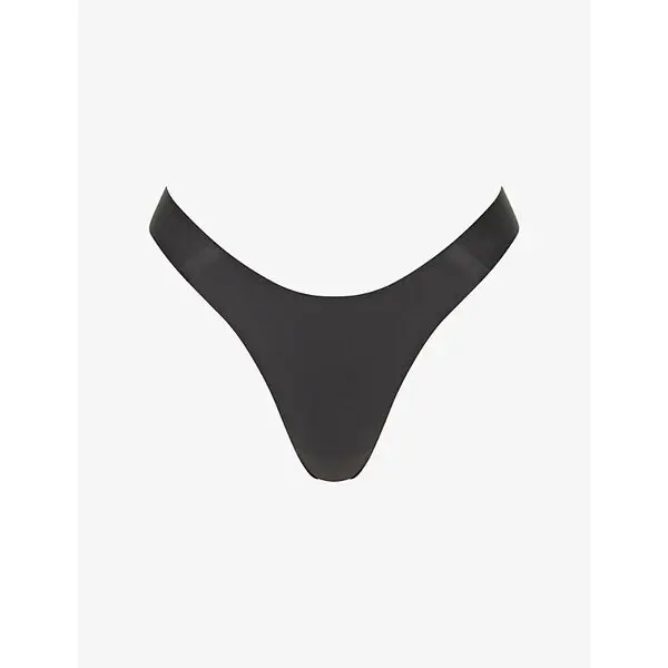 SLOGGI Zero Feel 2.0 Stretch-jersey Tanga Briefs - Black