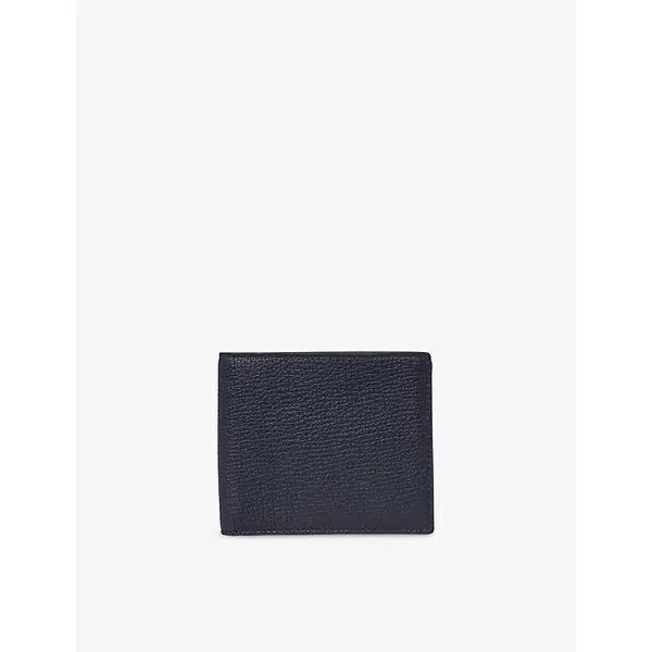 Smythson Ludlow Leather Wallet - Navy