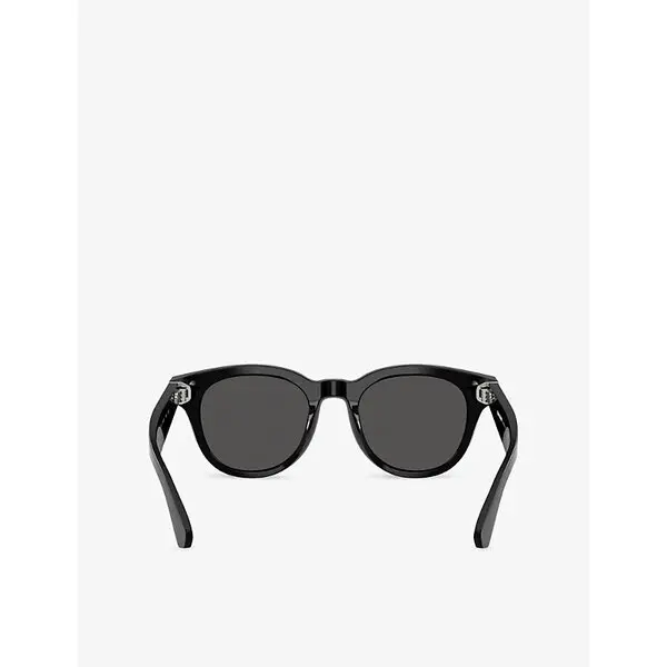 Burberry Be4439 Round Frame Acetate Sunglasses
