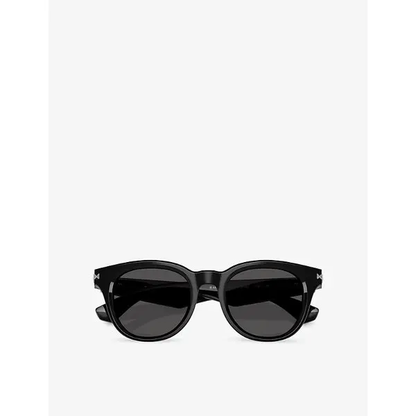 Burberry Be4439 Round Frame Acetate Sunglasses