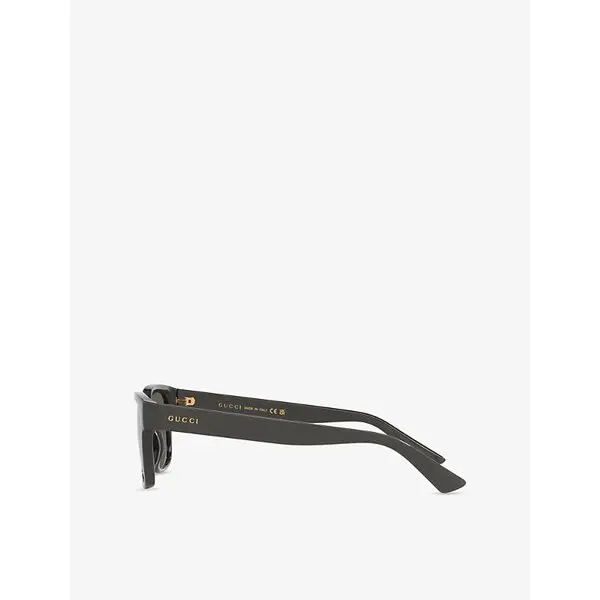Gucci Rectangle-frame Injected Sunglasses - Grey