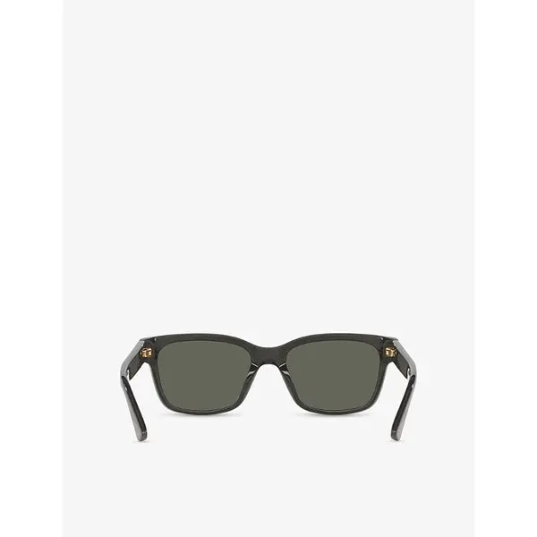Gucci Rectangle-frame Injected Sunglasses - Grey