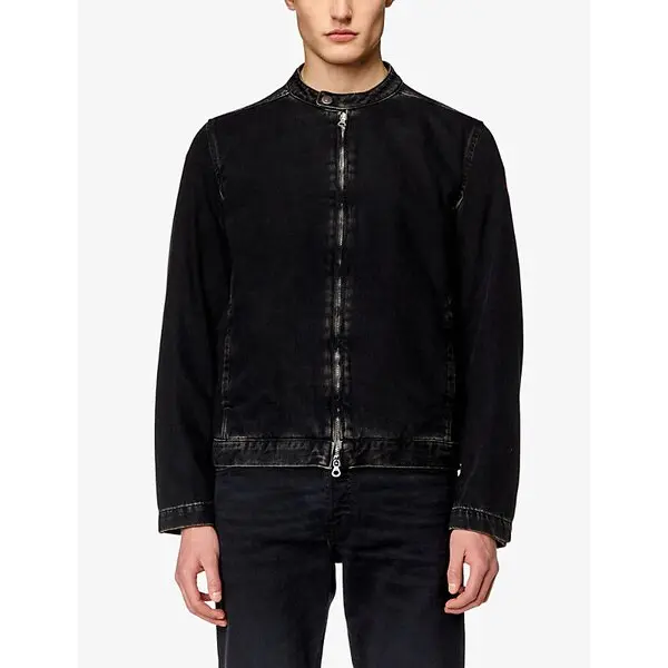 DIESEL® Embroidered Logo Denim Jacket - 2