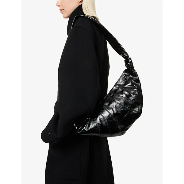 LEMAIRE Croissant Shoulder Bag - Black