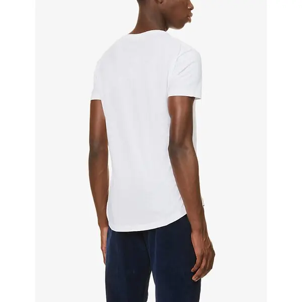 Orlebar Brown Sammy Marled Crewneck Cotton-jersey T-shirt - White