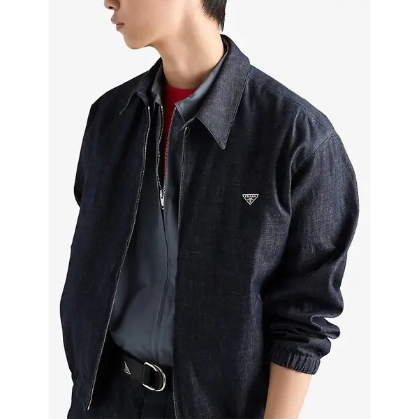 Prada Denim Blouson Jacket