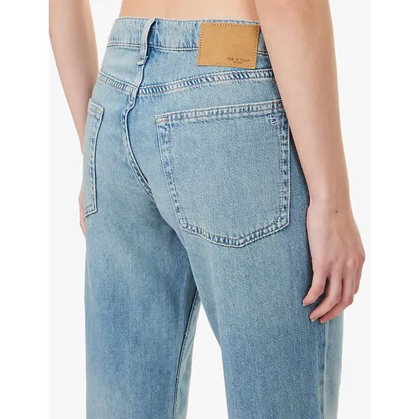 Rag & Bone Saige Low-rise Relaxed Straight Leg Jeans
