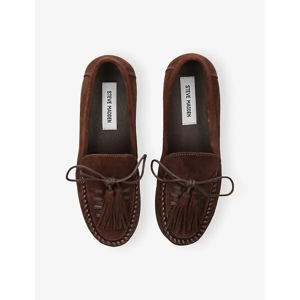 Steve Madden Yaira Tassel Suede Loafers