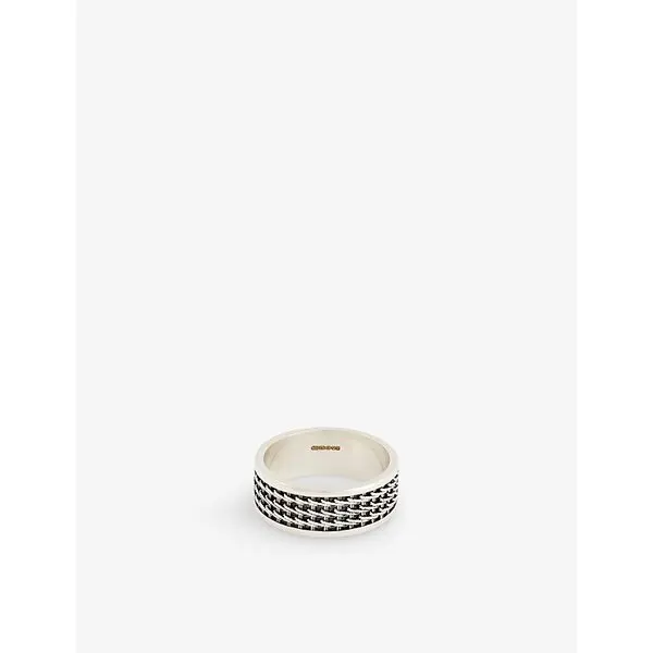 SERGE DENIMES Kusari Sterling Ring - Silver