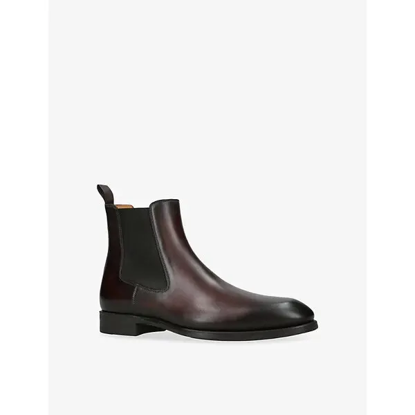 Magnanni Madison Leather Chelsea Boots - Black
