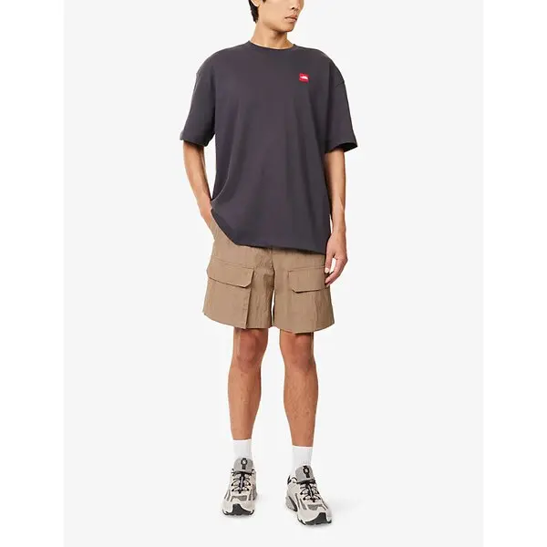 The North Face Redbox Logo-patch Cotton T-shirt - Obsidian