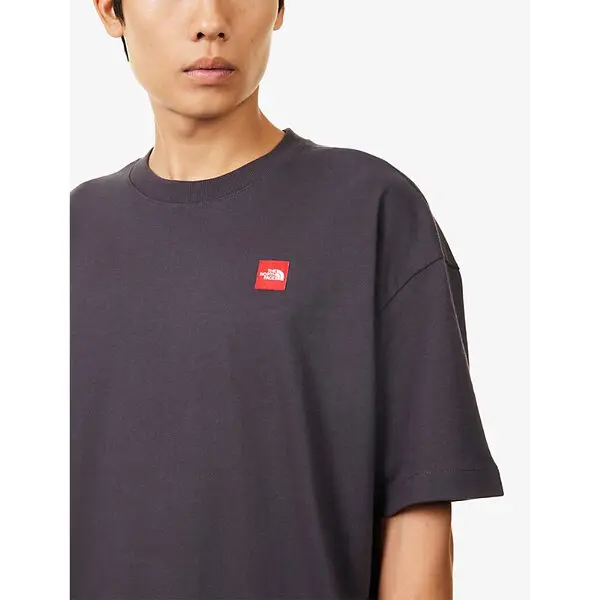 The North Face Redbox Logo-patch Cotton T-shirt - Obsidian