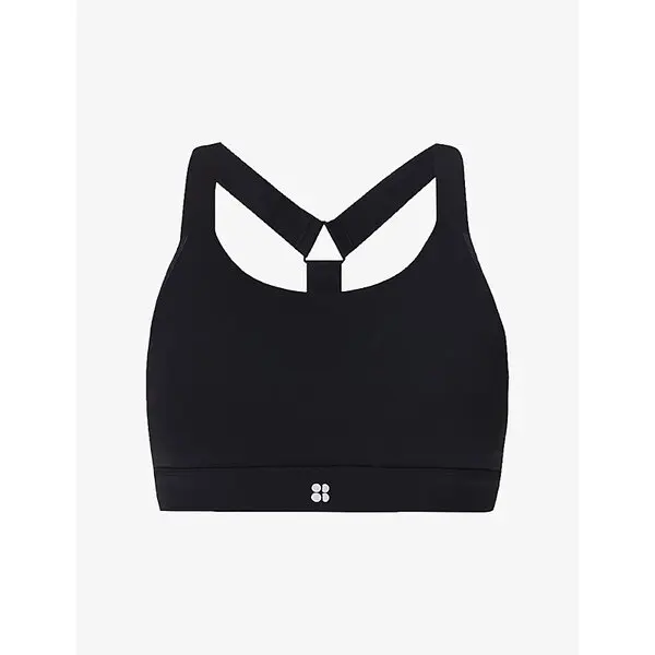 Sweaty Betty Power Medium Support Seam-free Sports Bra - Black