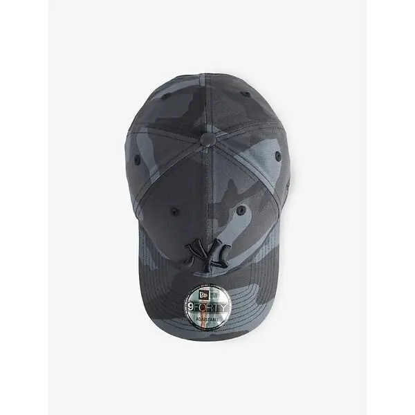 New Era 9forty New York Yankees Camouflage Canvas Cap - Mnc Blk