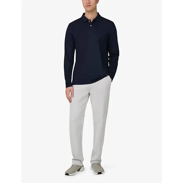 Boggi Milano Scuba Tech-patch Cotton-jersey Trousers