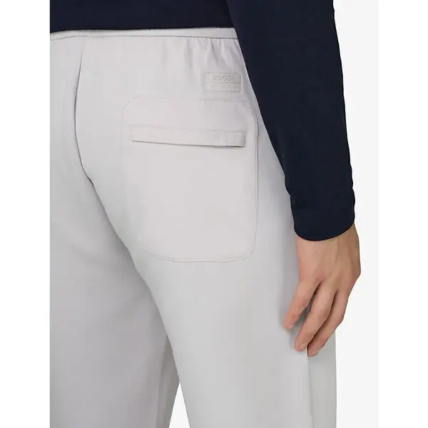 Boggi Milano Scuba Tech-patch Cotton-jersey Trousers