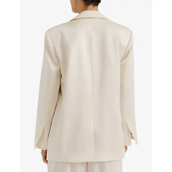 MALINA Liv Wrap Satin Blazer