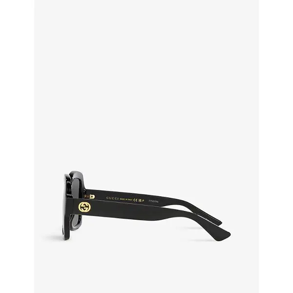 Gucci Rectangle-frame Acetate Sunglasses