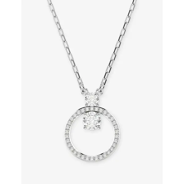 SWAROVSKI Constella Rhodium-plated Zirconia Pendant Necklace