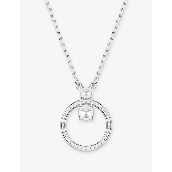 SWAROVSKI Constella Rhodium-plated Zirconia Pendant Necklace