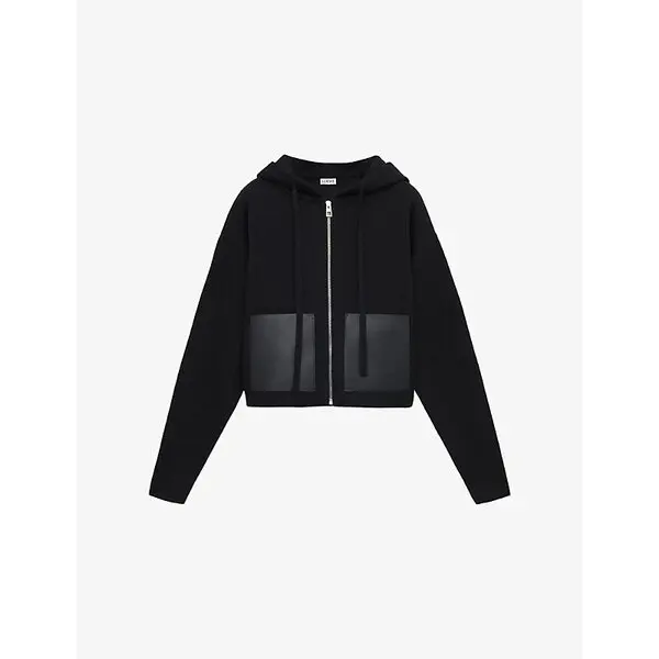 Loewe Wool Blend Zip-up Hoodie