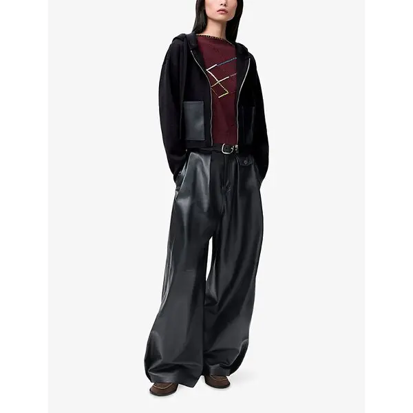 Loewe Wool Blend Zip-up Hoodie