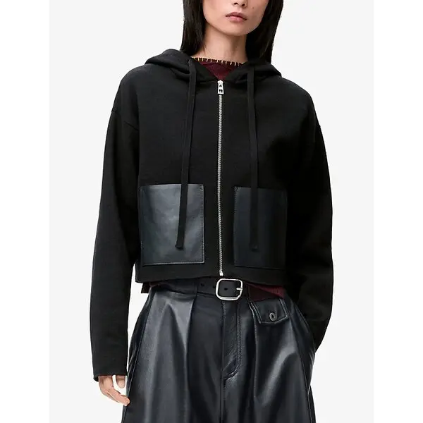 Loewe Wool Blend Zip-up Hoodie