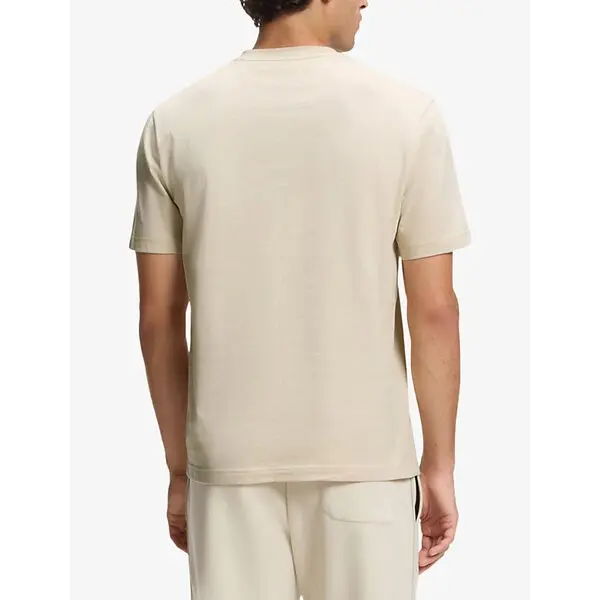 BOSS Branded Short-sleeved Cotton-jersey T-shirt