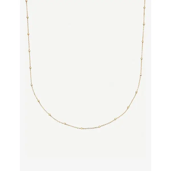Monica Vinader 18ct Yellow -plated Vermeil Silver Chain Necklace - Gold