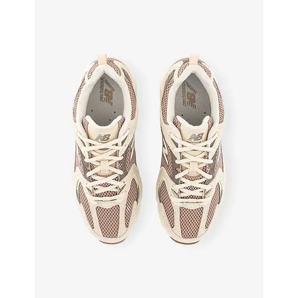 NEW BALANCE Mr530 Leather And Mesh Trainers - Bisque