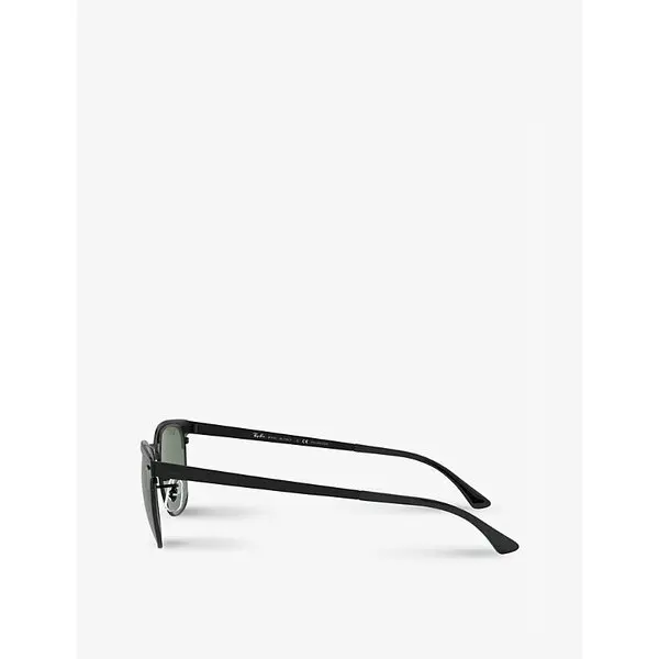 Ray-ban Clubmaster Metal Square Sunglasses - Black