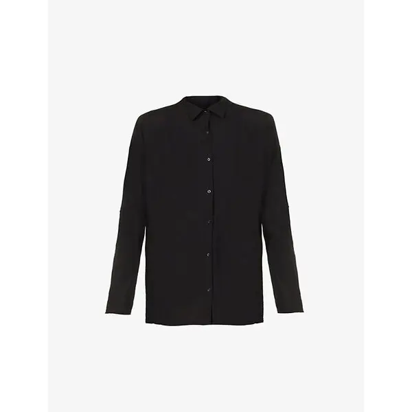 Seafolly Classic Cotton Beach Shirt - Black