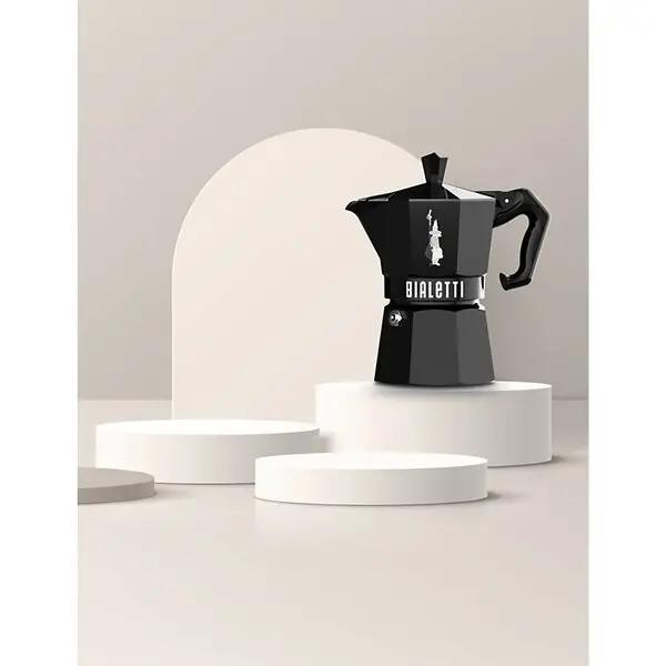 BIALETTI Moka Express Exclusive Six-cup Aluminium Espresso Maker - Black