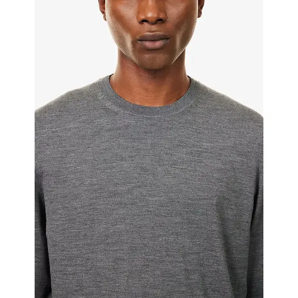 TOM FORD Fine-gauge Wool Jumper - Light Charcoal