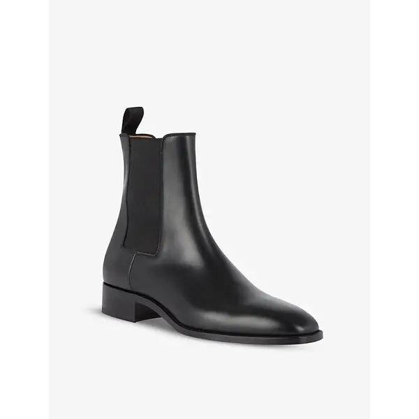 CHRISTIAN LOUBOUTIN Samson Leather Chelsea Boots
