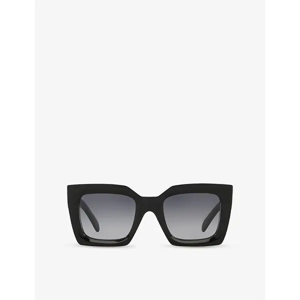 Celine Cl40130i Square-frame Acetate Sunglasses - Black