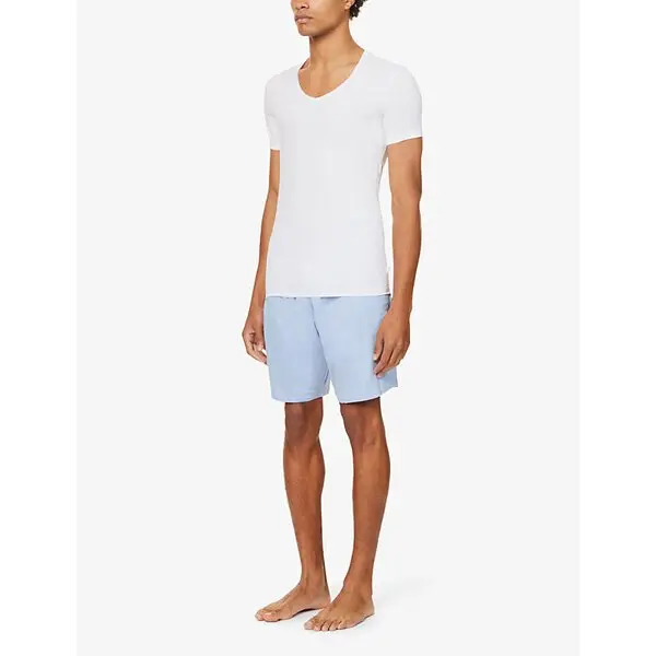 Derek Rose Jack V-neck Cotton T-shirt