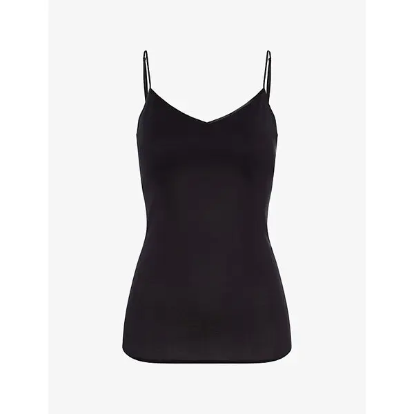 Hanro Seamless Shoulder-strap Cotton-jersey Camisole