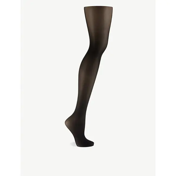 Wolford Tummy Control Top Tights - Black