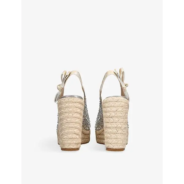 Steve Madden Embellished Wedge Sandals