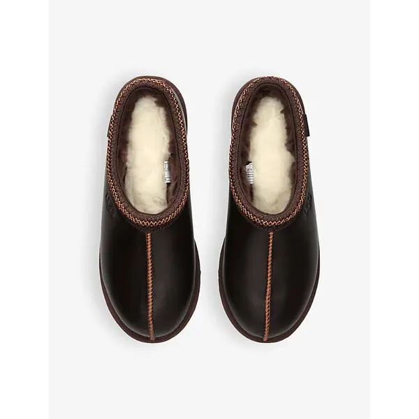 UGG Tasman Braided Leather Slippers