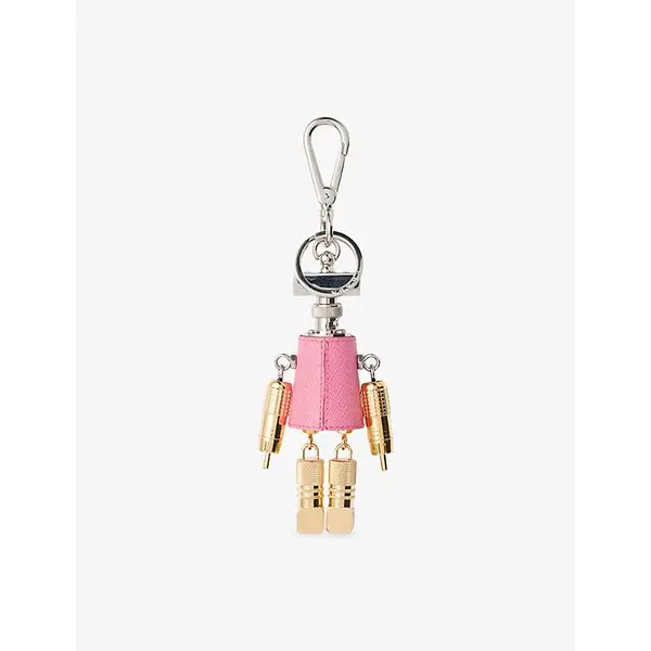 Prada Robot Saffiano Leather Bag Charm