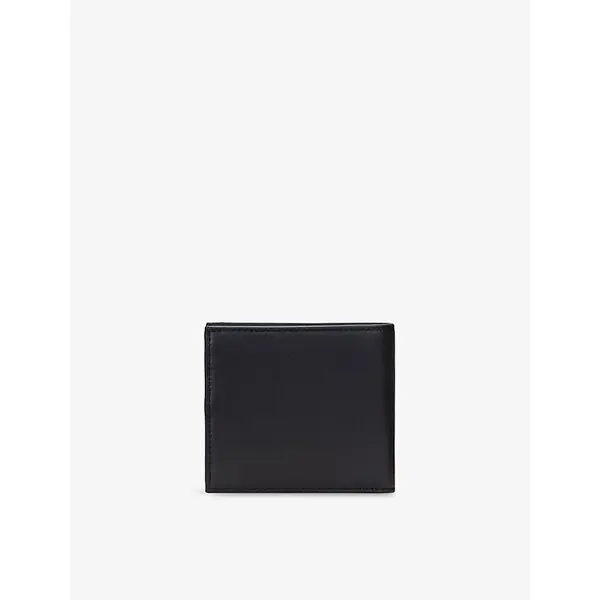 Polo Ralph Lauren Logo-print Leather Billfold Wallet - Black