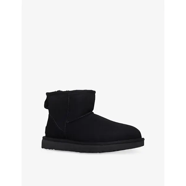 UGG Classic Ii Mini Sheepskin Ankle Boots - Black