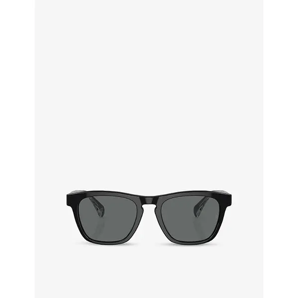 Oliver Spencer Square-frame Acetate Sunglasses - Black