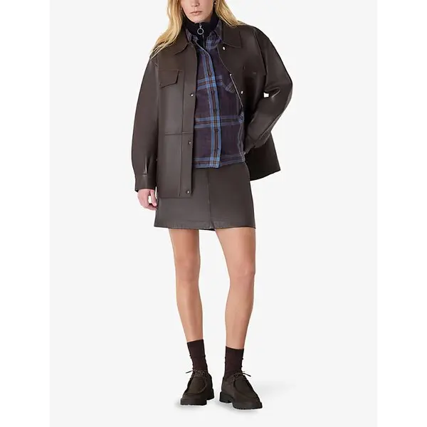 Whistles Checked Brushed Cotton Shirt