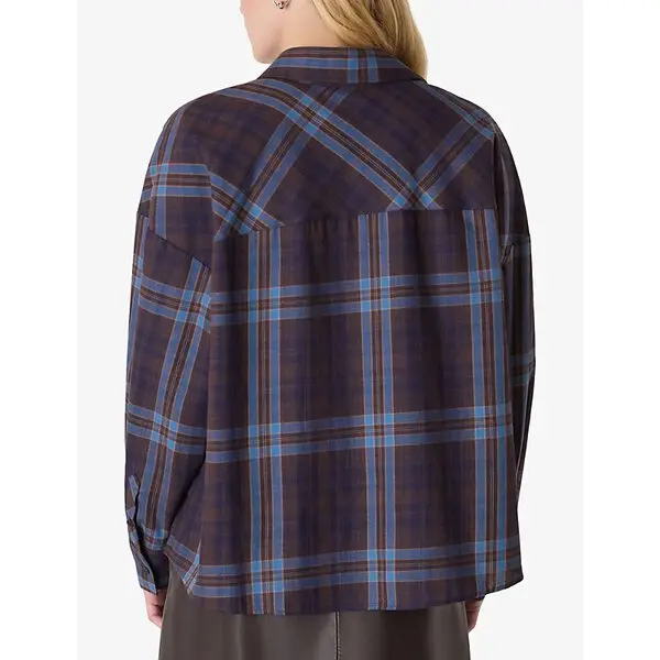 Whistles Checked Brushed Cotton Shirt