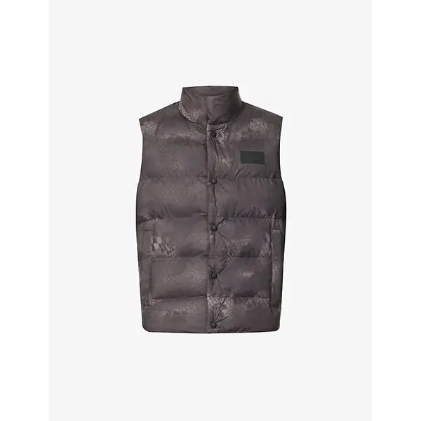 Hugo Brand Plaque Puffer Gilet